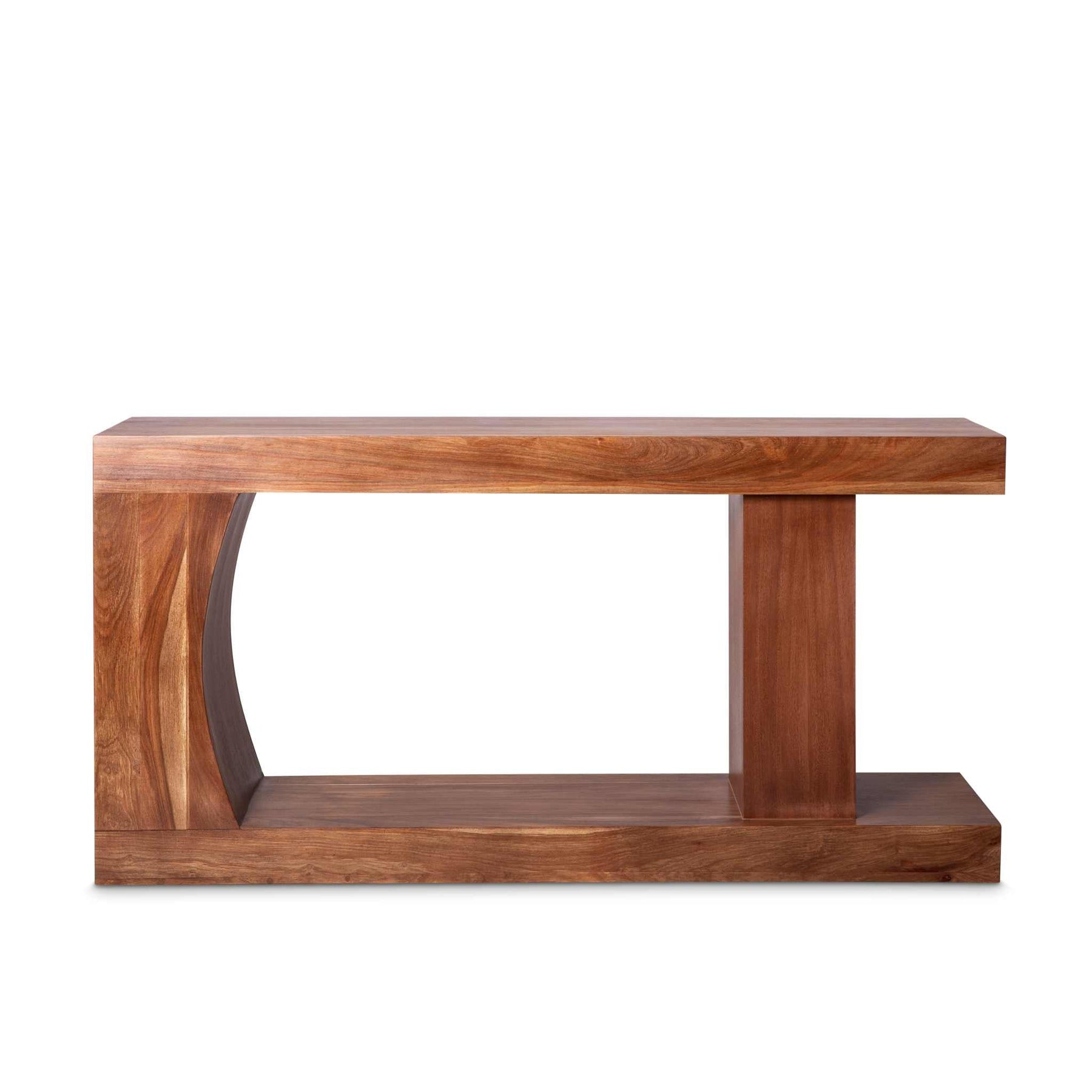 Loom Console Table in Kiaat exclusive at Giava – Giava Interiors